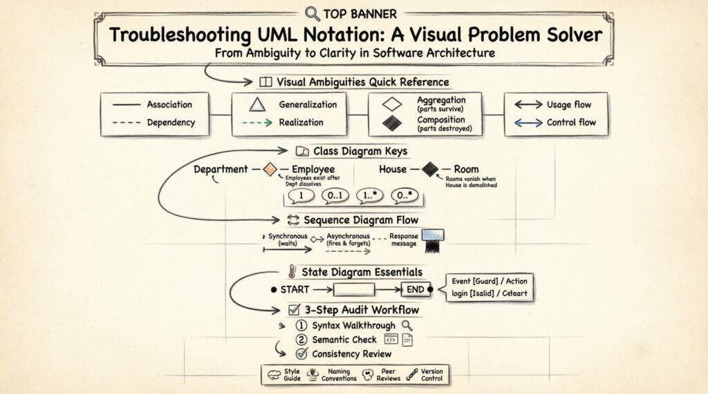 Troubleshooting Confusing UML Notation: A Step-by-Step Guide 🛠️