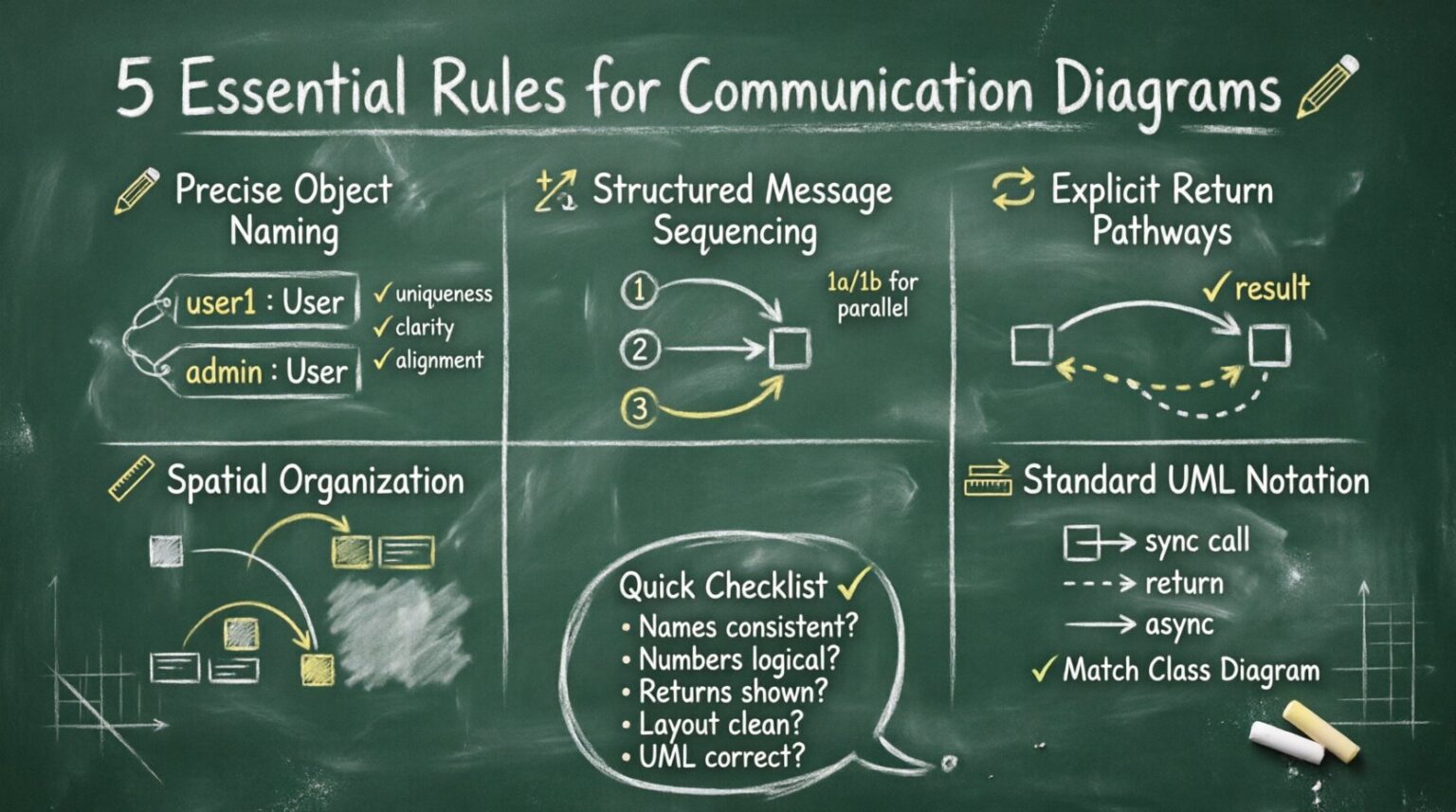 5 Essential Rules for Academic Communication Diagrams 📐