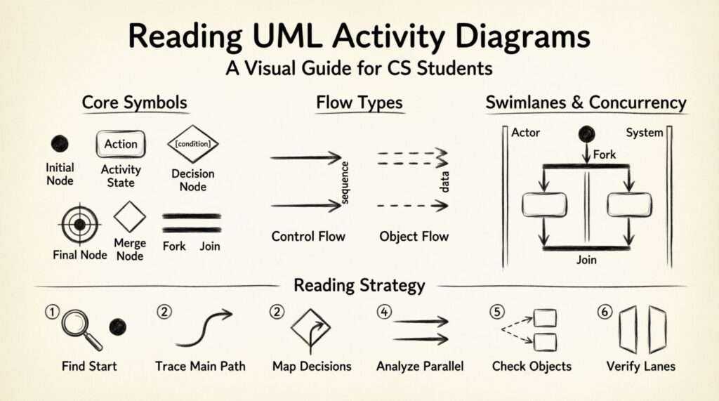 How to Read Activity Diagrams: A Guide for CS Students 📊