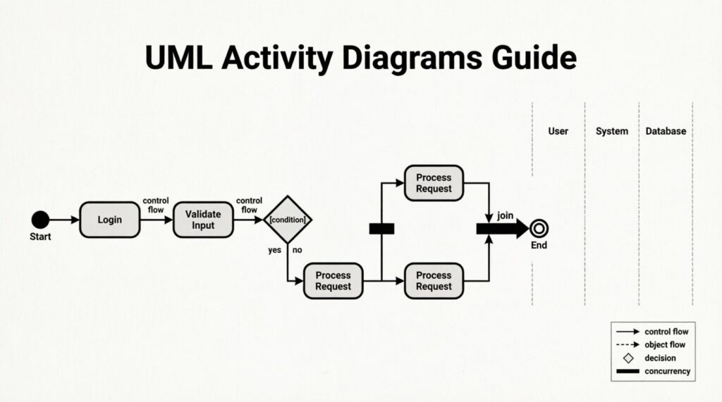 Deep Dive into Activity Diagrams: Shapes & Control Flows 📊