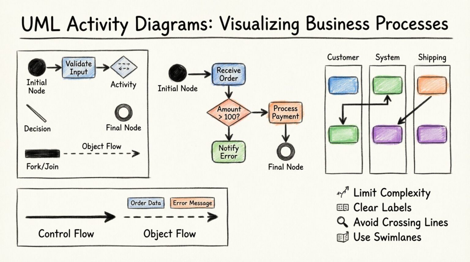 UML Activity Diagrams Guide: Visualize Business Processes 🔄