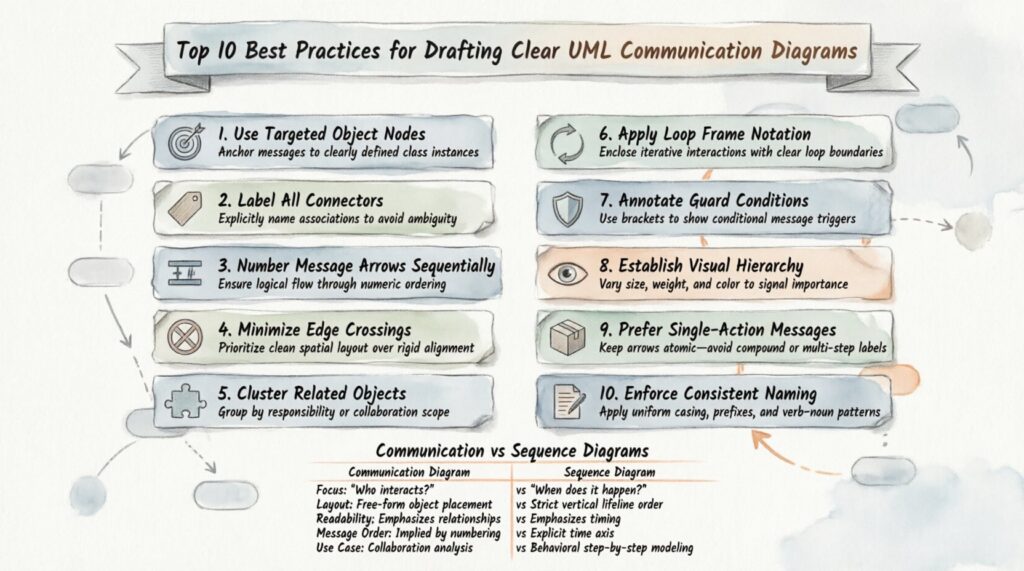 Top 10 Best Practices for UML Communication Diagrams 📊