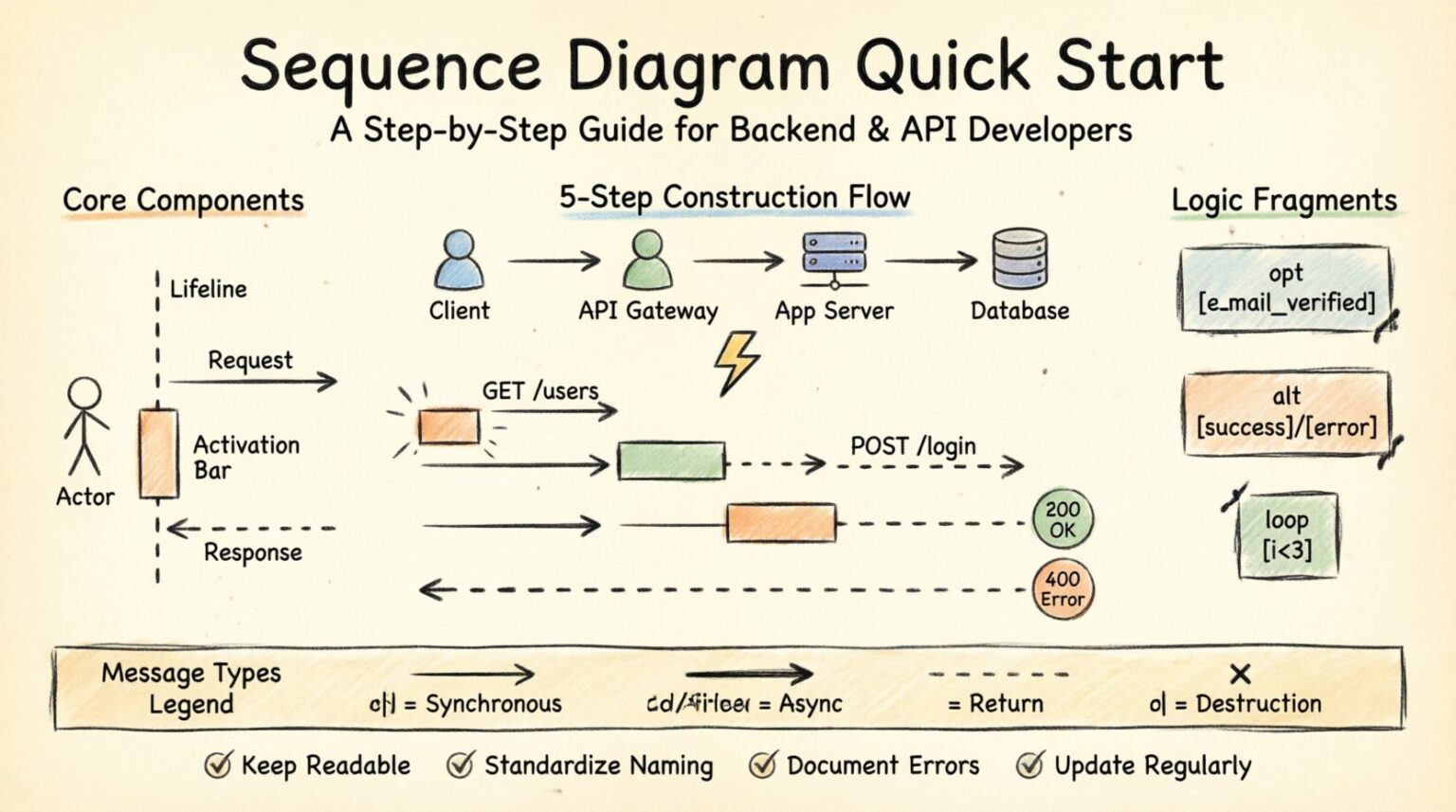 Sequence Diagram Quick Start: Backend & API Guide