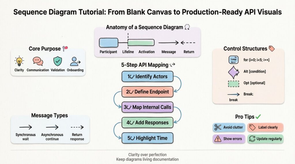 Sequence Diagram Tutorial: API Visuals Guide 📊
